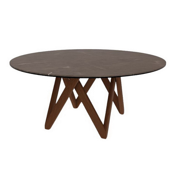 Стол Calligaris Cartesio 160х160, Bronze купить в салоне Сквирел в Минске.